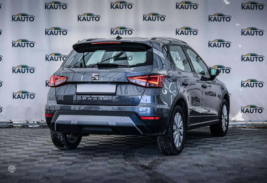 Grey SEAT Arona 2018 in Kaunas, with an engine capacity of 1.00 L and mileage of 188 thousand km for 11790 €, photo 4 on AUTOMOTO.COM.LV