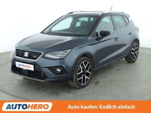 Grey SEAT Arona 2021 in Kaunas, with an engine capacity of 1.50 L and mileage of 59 thousand km for 23131 €, photo  on AUTOMOTO.COM.LV