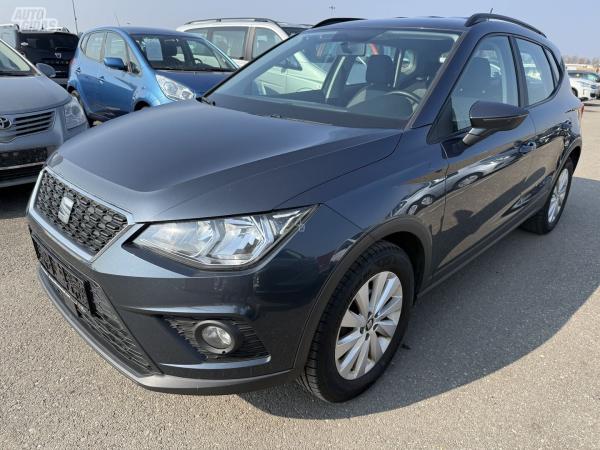 Grey SEAT Arona 2021 in Vilnius, with an engine capacity of 1.00 L and mileage of 213 thousand km for 9750 €, photo 1 on AUTOMOTO.COM.LV