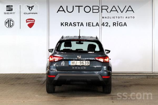 Grey SEAT Arona 2021 in Riga, with an engine capacity of 1.00 L and mileage of 96 thousand km for 13490 €, photo 7 on AUTOMOTO.COM.LV