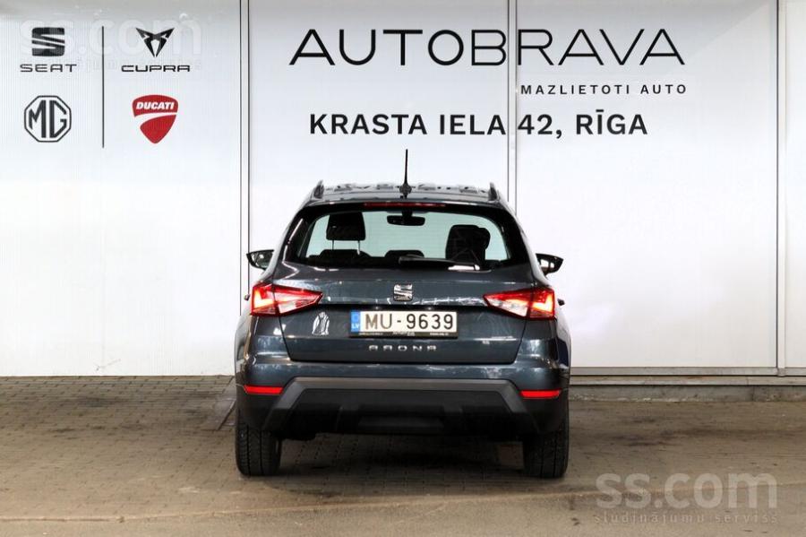 Серый Сеат Arona 2021 в Рига, объемом двигателя 1.00 л и пробегом 96 тыс. км за 13490 €, фото 8 на AUTOMOTO.COM.LV