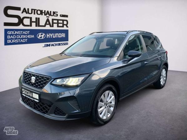Grey SEAT Arona 2025 in Kaunas, with an engine capacity of 1.00 L and mileage of 23 thousand km for 21678 €, photo 1 on AUTOMOTO.COM.LV