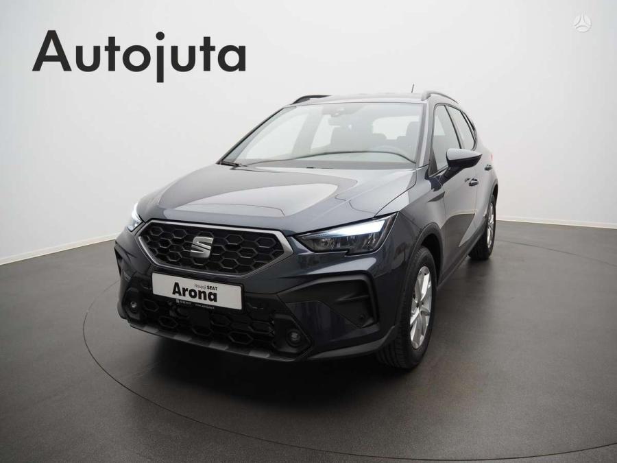 Grey SEAT Arona 2025 in Vilnius, with an engine capacity of 1.00 L and mileage of 0 thousand km for 24600 €, photo 1 on AUTOMOTO.COM.LV