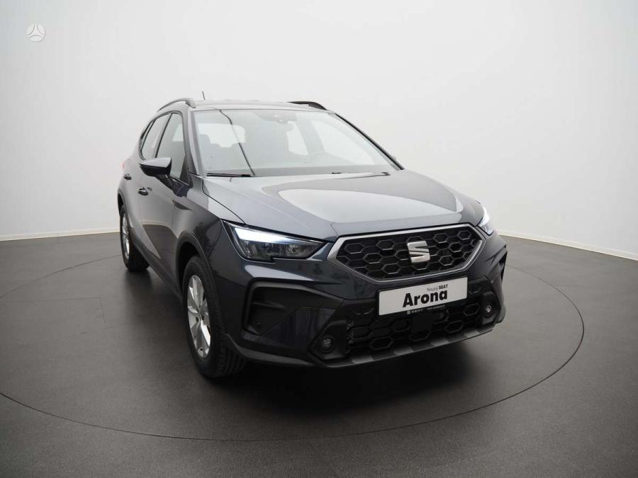 Grey SEAT Arona 2025 in Vilnius, with an engine capacity of 1.00 L and mileage of 0 thousand km for 24600 €, photo 4 on AUTOMOTO.COM.LV