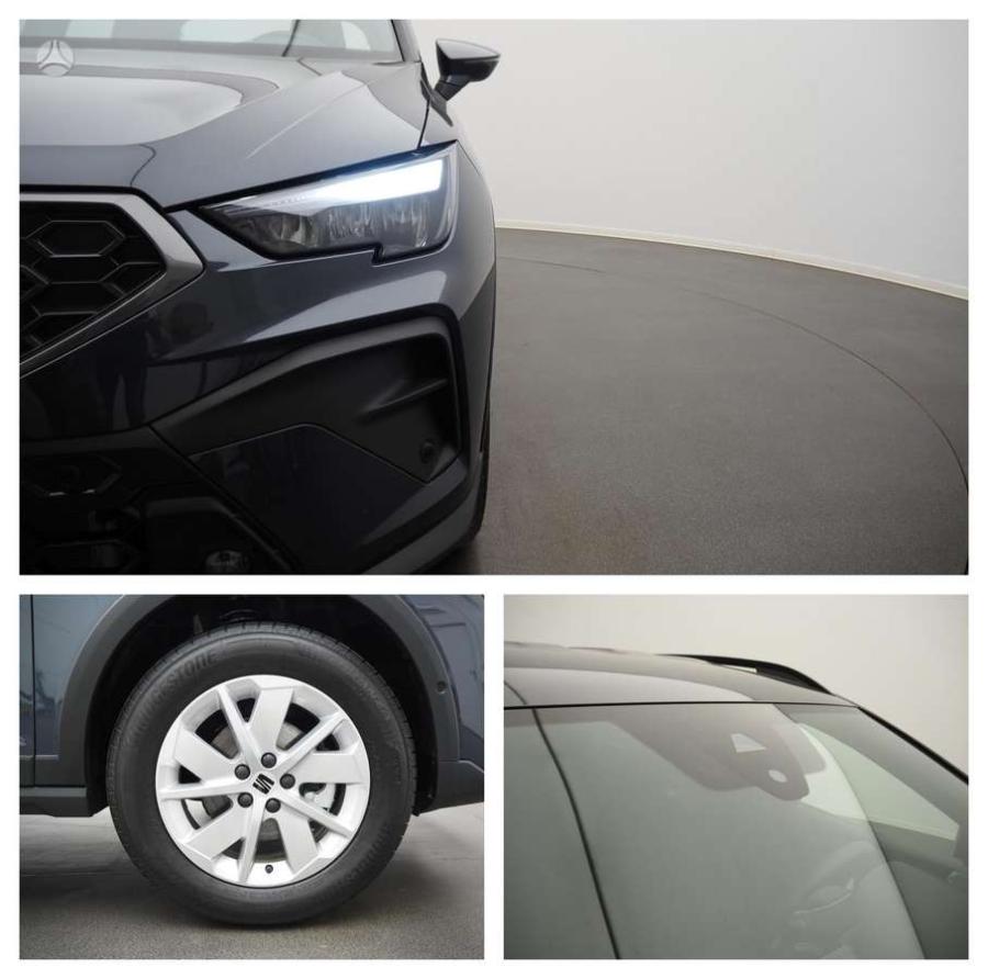 Grey SEAT Arona 2025 in Vilnius, with an engine capacity of 1.00 L and mileage of 0 thousand km for 24600 €, photo 8 on AUTOMOTO.COM.LV