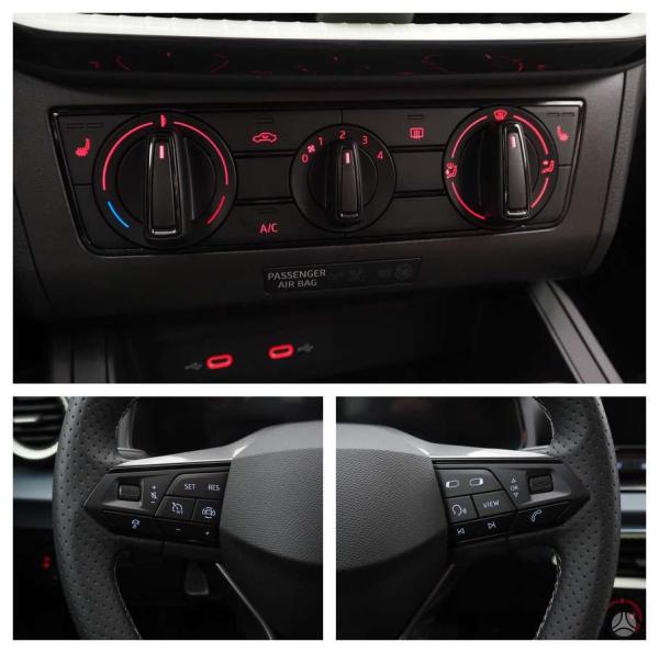 Grey SEAT Arona 2025 in Vilnius, with an engine capacity of 1.00 L and mileage of 0 thousand km for 24600 €, photo 10 on AUTOMOTO.COM.LV