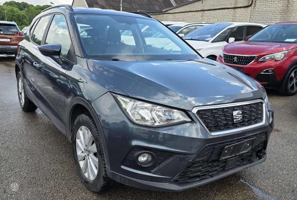 Pelēks SEAT Arona 2019 Tauragė, ar dzinēja tilpumu 1.60 L un nobraukumu 79 tūkst. km par 6300 €, foto 1 vietnē AUTOMOTO.COM.LV