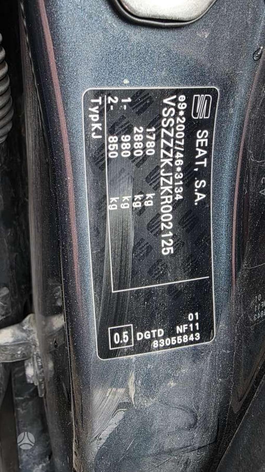 Pelēks SEAT Arona 2019 Tauragė, ar dzinēja tilpumu 1.60 L un nobraukumu 79 tūkst. km par 6300 €, foto 15 vietnē AUTOMOTO.COM.LV