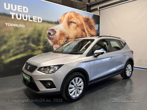 Grey SEAT Arona 2020 in Tallinn, with an engine capacity of 1.00 L and mileage of 43 thousand km for 9300 €, photo 1 on AUTOMOTO.COM.LV