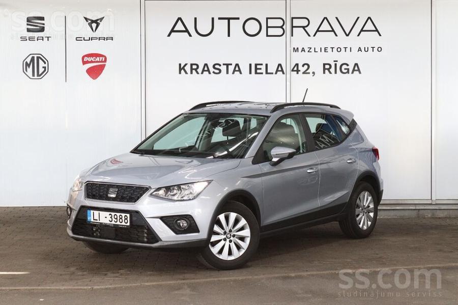 Pelēks SEAT Arona 2021 Rīga, ar dzinēja tilpumu 1.00 L un nobraukumu 83 tūkst. km par 13490 €, foto 1 vietnē AUTOMOTO.COM.LV