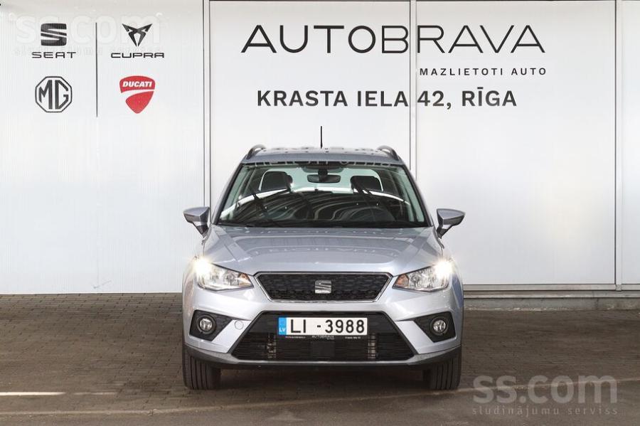 Pelēks SEAT Arona 2021 Rīga, ar dzinēja tilpumu 1.00 L un nobraukumu 83 tūkst. km par 13490 €, foto 3 vietnē AUTOMOTO.COM.LV