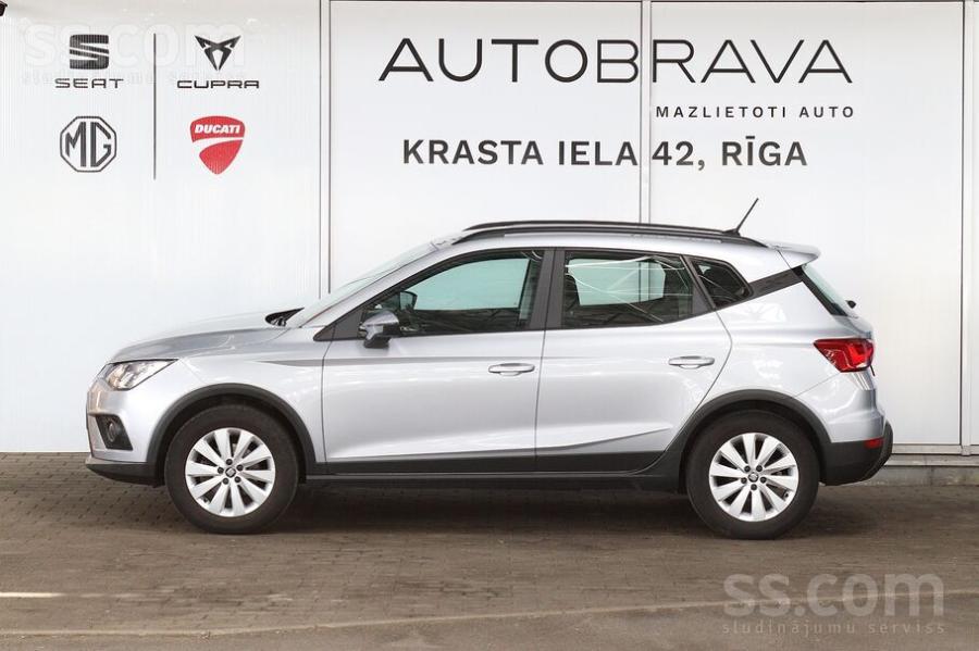 Pelēks SEAT Arona 2021 Rīga, ar dzinēja tilpumu 1.00 L un nobraukumu 83 tūkst. km par 13490 €, foto 5 vietnē AUTOMOTO.COM.LV