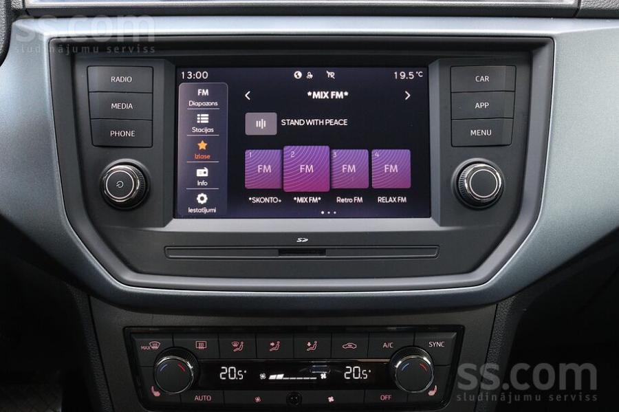Pelēks SEAT Arona 2021 Rīga, ar dzinēja tilpumu 1.00 L un nobraukumu 83 tūkst. km par 13490 €, foto 14 vietnē AUTOMOTO.COM.LV