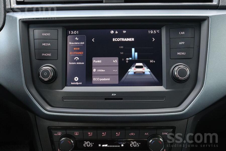Pelēks SEAT Arona 2021 Rīga, ar dzinēja tilpumu 1.00 L un nobraukumu 83 tūkst. km par 13490 €, foto 17 vietnē AUTOMOTO.COM.LV