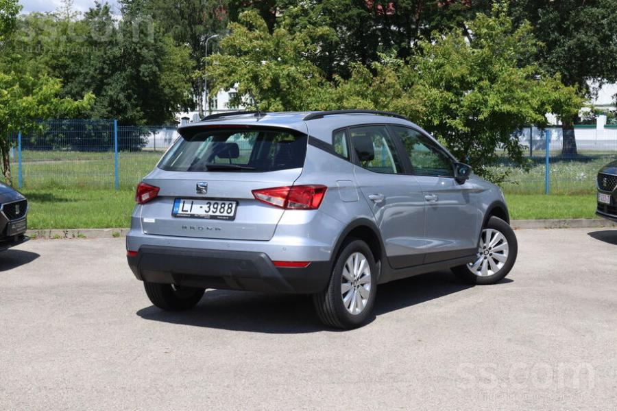 Pelēks SEAT Arona 2021 Rīga, ar dzinēja tilpumu 1.00 L un nobraukumu 83 tūkst. km par 13490 €, foto 34 vietnē AUTOMOTO.COM.LV