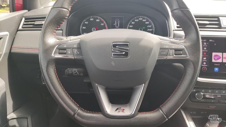 Sarkans SEAT Arona 2021 Klaipėda, ar dzinēja tilpumu 1.00 L un nobraukumu 190 tūkst. km par 13890 €, foto 24 vietnē AUTOMOTO.COM.LV