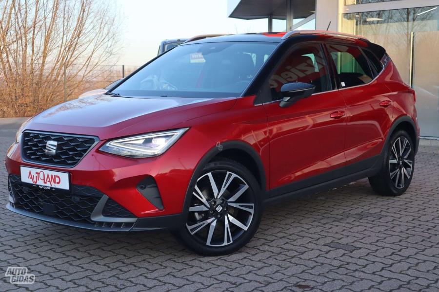 Red SEAT Arona 2022 in Kaunas, with an engine capacity of 1.00 L and mileage of 56 thousand km for 22349 €, photo 1 on AUTOMOTO.COM.LV