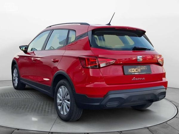 Red SEAT Arona 2022 in Kaunas, with an engine capacity of 1.00 L and mileage of 25 thousand km for 21415 €, photo 4 on AUTOMOTO.COM.LV