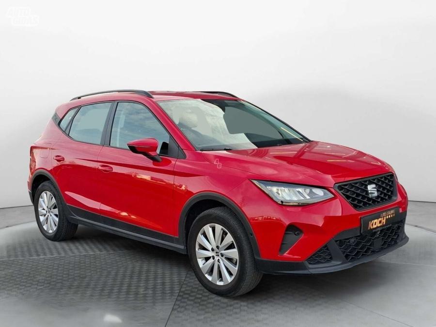 Red SEAT Arona 2022 in Kaunas, with an engine capacity of 1.00 L and mileage of 25 thousand km for 21415 €, photo 5 on AUTOMOTO.COM.LV