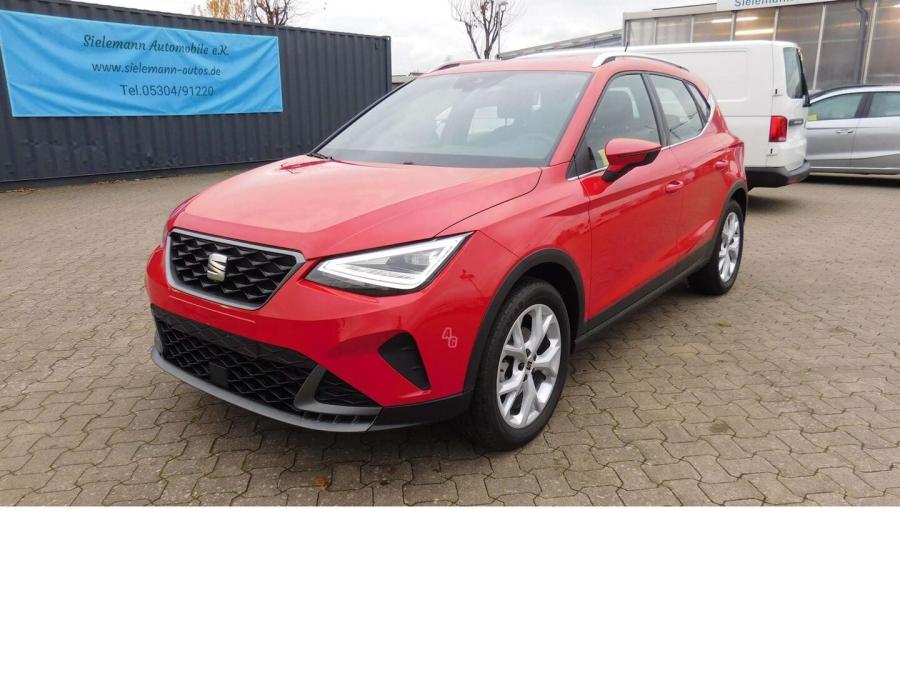 Red SEAT Arona 2023 in Kaunas, with an engine capacity of 1.00 L and mileage of 15 thousand km for 21686 €, photo 5 on AUTOMOTO.COM.LV
