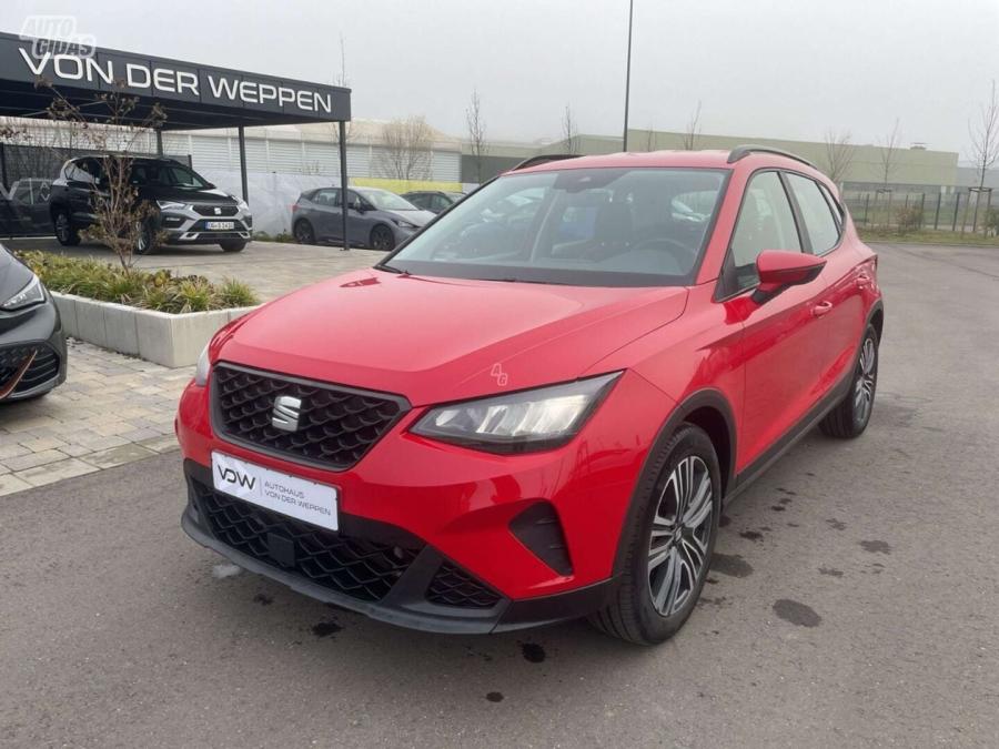 Red SEAT Arona 2024 in Kaunas, with an engine capacity of 1.00 L and mileage of 15 thousand km for 24788 €, photo 8 on AUTOMOTO.COM.LV