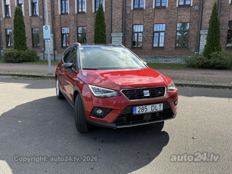 Red SEAT Arona 2021 in Tallinn, with an engine capacity of 1.00 L and mileage of 32 thousand km for 14990 €, photo 1 on AUTOMOTO.COM.LV
