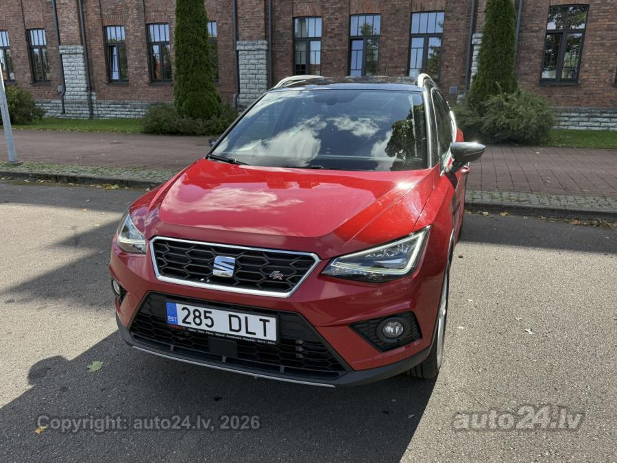 Red SEAT Arona 2021 in Tallinn, with an engine capacity of 1.00 L and mileage of 32 thousand km for 14990 €, photo 5 on AUTOMOTO.COM.LV