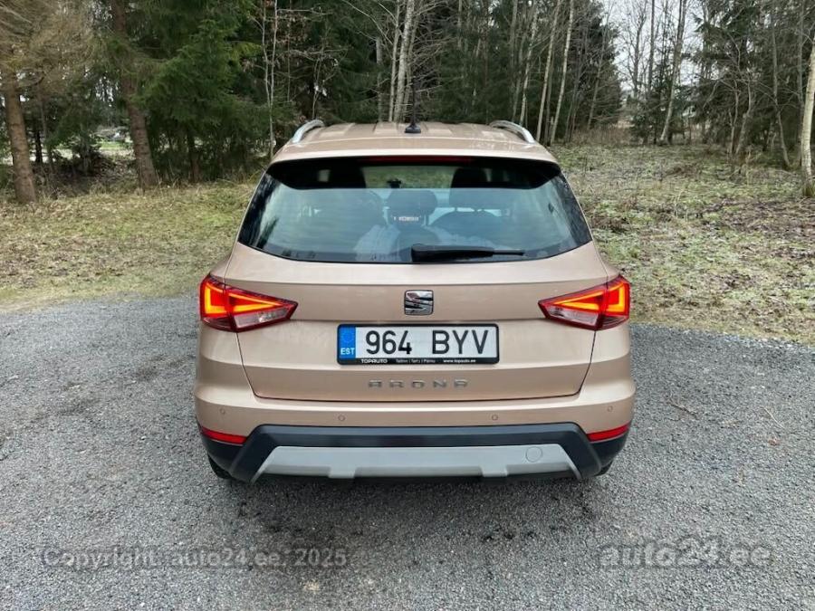 Violets SEAT Arona 2018 Tallina, ar dzinēja tilpumu 1.00 L un nobraukumu 61 tūkst. km par 10500 €, foto 8 vietnē AUTOMOTO.COM.LV