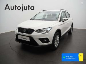 White SEAT Arona 2019 in Vilnius, with an engine capacity of 1.00 L and mileage of 44 thousand km for 10500 €, photo  on AUTOMOTO.COM.LV