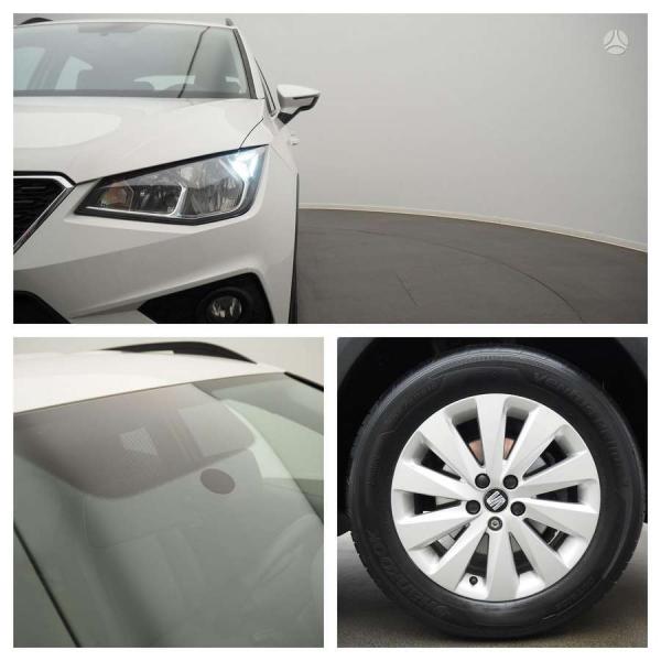 White SEAT Arona 2019 in Vilnius, with an engine capacity of 1.00 L and mileage of 44 thousand km for 10500 €, photo 7 on AUTOMOTO.COM.LV