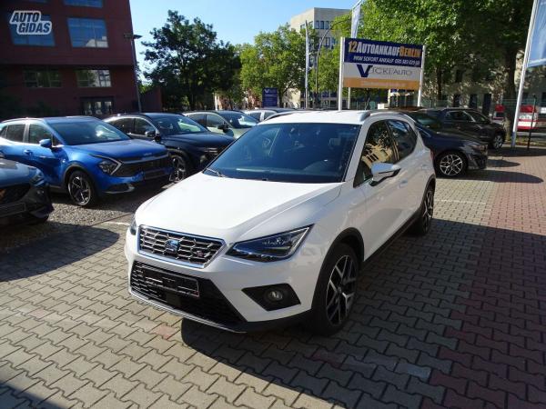 White SEAT Arona 2021 in Kaunas, with an engine capacity of 1.50 L and mileage of 48 thousand km for 23689 €, photo 1 on AUTOMOTO.COM.LV