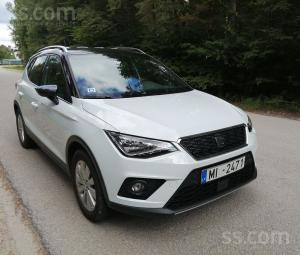 Белый Сеат Arona 2021 в Рига, объемом двигателя 1.00 л и пробегом 99 тыс. км за 13450 €, фото 3 на AUTOMOTO.COM.LV