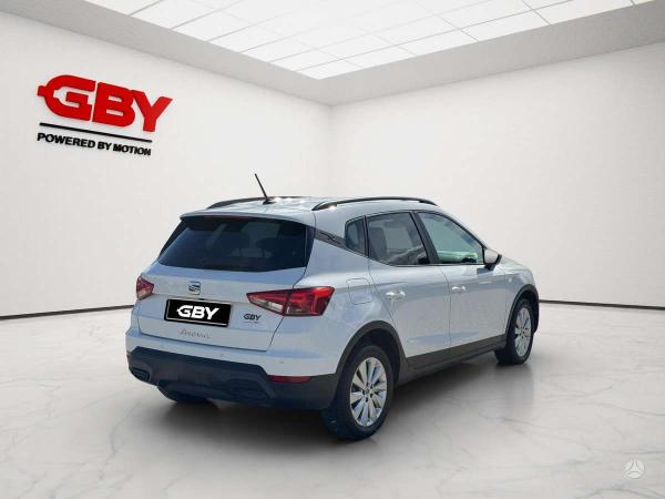 Сеат Arona 2023 в Таураге на AUTOMOTO.COM.LV Белый Сеат Arona 2023 в Таураге, объемом двигателя 1.00 л и пробегом 86 тыс. км за 15609 €, фото 5 на AUTOMOTO.COM.LV