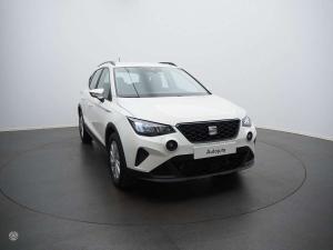 White SEAT Arona 2024 in Vilnius, with an engine capacity of 1.00 L and mileage of 38 thousand km for 19500 €, photo 4 on AUTOMOTO.COM.LV