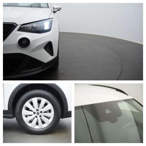 White SEAT Arona 2024 in Vilnius, with an engine capacity of 1.00 L and mileage of 38 thousand km for 19500 €, photo 8 on AUTOMOTO.COM.LV