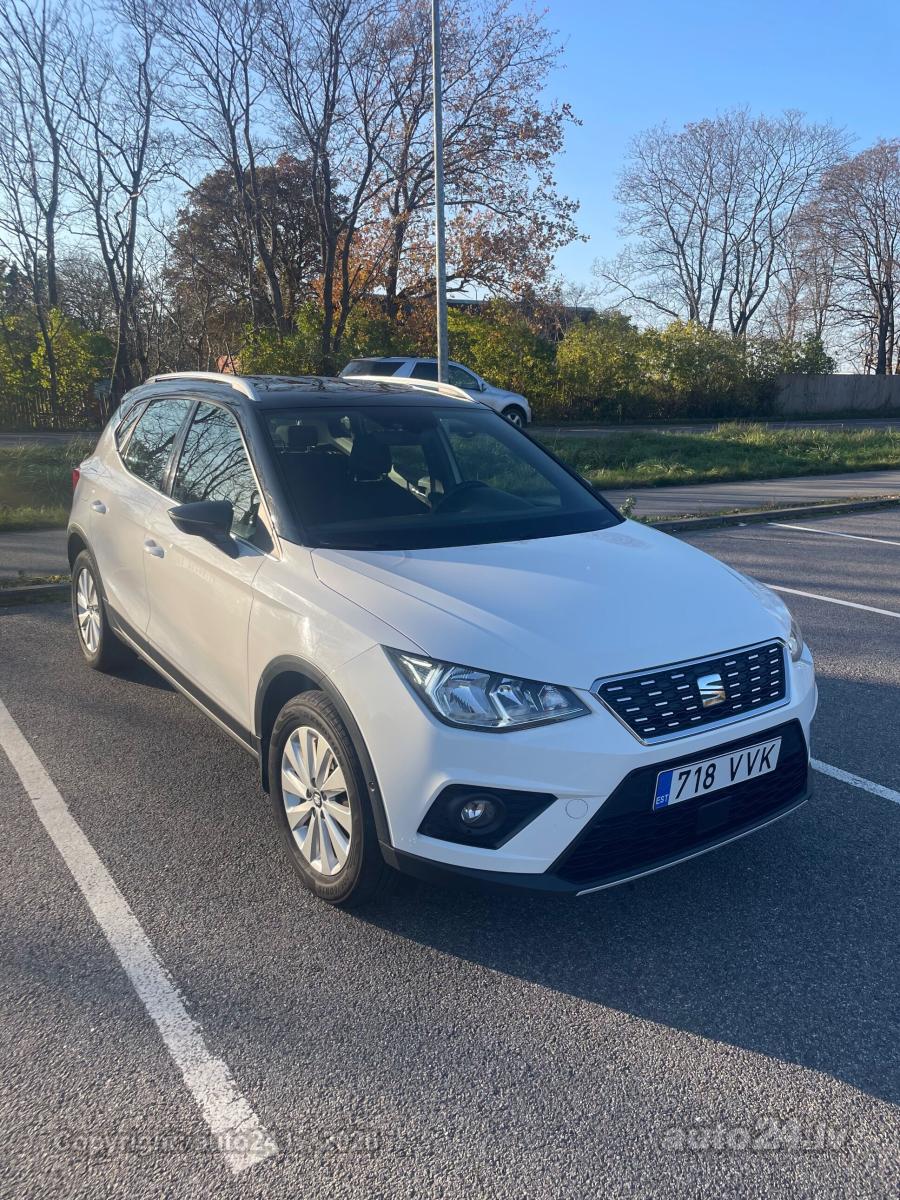 White SEAT Arona 2019 in Tallinn, with an engine capacity of 1.00 L and mileage of 163 thousand km for 8500 €, photo 1 on AUTOMOTO.COM.LV