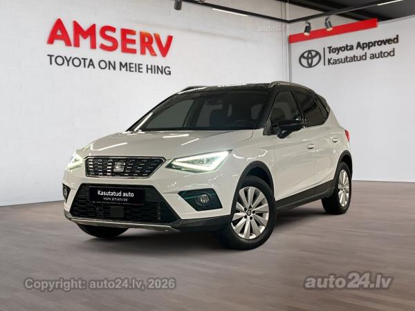 White SEAT Arona 2020 in Tallinn, with an engine capacity of 1.00 L and mileage of 121 thousand km for 9990 €, photo 1 on AUTOMOTO.COM.LV