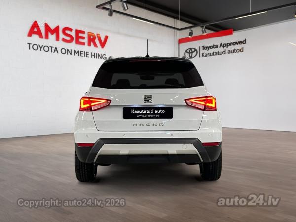 White SEAT Arona 2020 in Tallinn, with an engine capacity of 1.00 L and mileage of 121 thousand km for 9990 €, photo 4 on AUTOMOTO.COM.LV