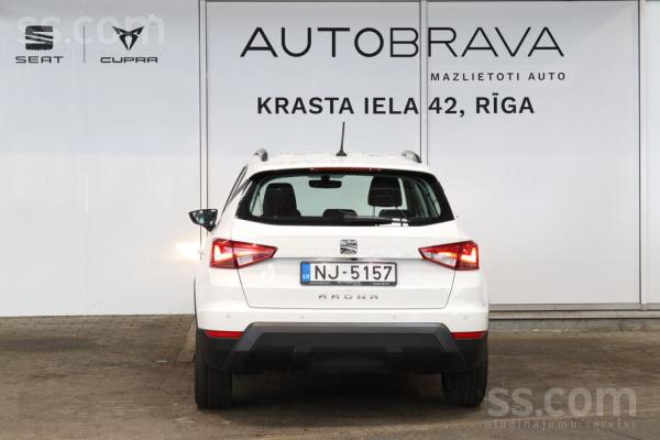 Balts SEAT Arona 2021 Rīga, ar dzinēja tilpumu 1.00 L un nobraukumu 66 tūkst. km par 14990 €, foto 7 vietnē AUTOMOTO.COM.LV