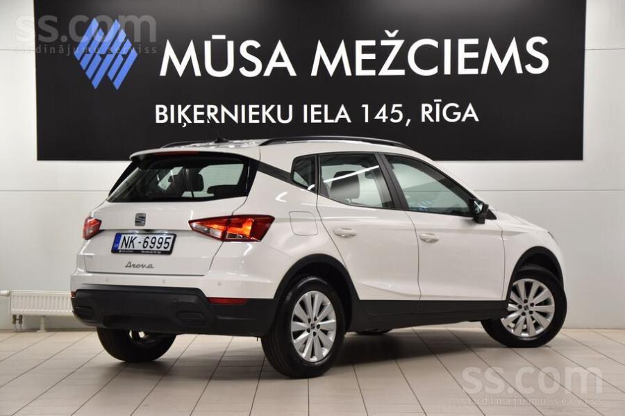 Белый Сеат Arona 2023 в Рига, объемом двигателя 1.00 л и пробегом 82 тыс. км за 12990 €, фото 7 на AUTOMOTO.COM.LV