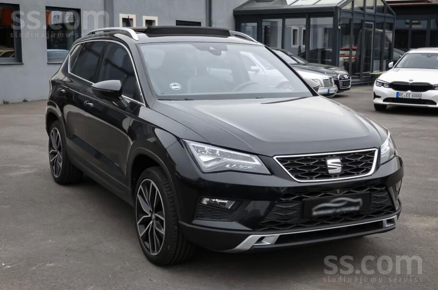 Черный Сеат Ateca 2016 в Тукумс, объемом двигателя 2.00 л и пробегом 0 тыс. км за 13999 €, фото 1 на AUTOMOTO.COM.LV