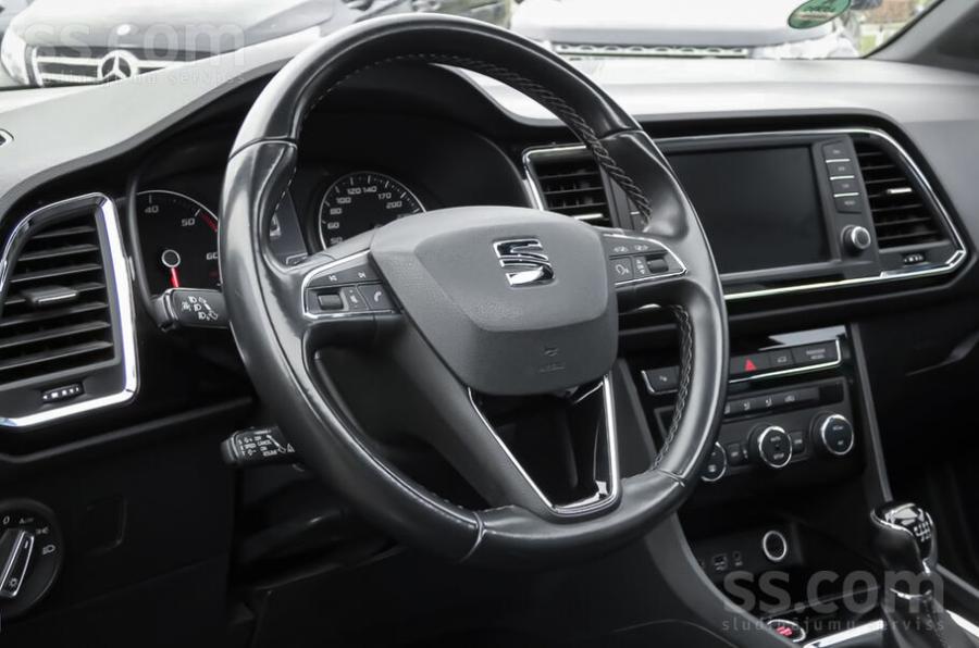 Черный Сеат Ateca 2016 в Тукумс, объемом двигателя 2.00 л и пробегом 0 тыс. км за 13999 €, фото 7 на AUTOMOTO.COM.LV