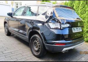 Black SEAT Ateca 2017 in Telschi, with an engine capacity of 1.97 L and mileage of 252 thousand km for 8700 €, photo 6 on AUTOMOTO.COM.LV