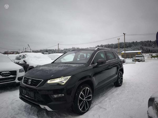 Black SEAT Ateca 2017 in Vilnius, with an engine capacity of 2.00 L and mileage of 210 thousand km for 13950 €, photo 1 on AUTOMOTO.COM.LV