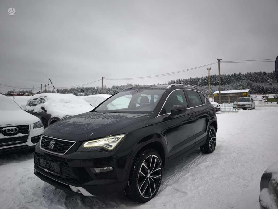 Черный Сеат Ateca 2017 в Вильнюс, объемом двигателя 2.00 л и пробегом 210 тыс. км за 13950 €, фото 1 на AUTOMOTO.COM.LV