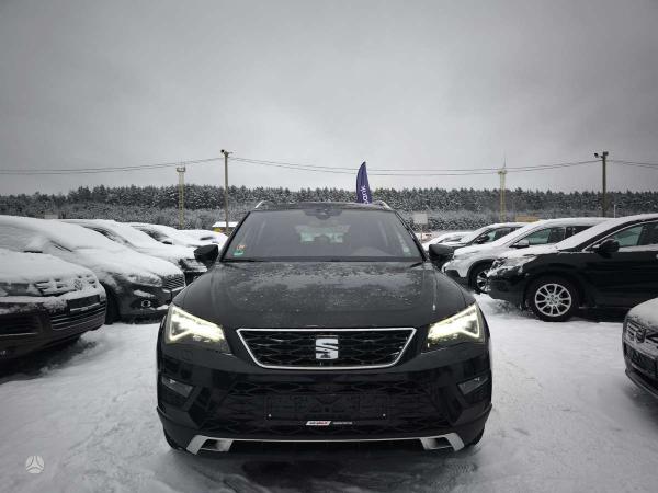 Black SEAT Ateca 2017 in Vilnius, with an engine capacity of 2.00 L and mileage of 210 thousand km for 13950 €, photo 2 on AUTOMOTO.COM.LV