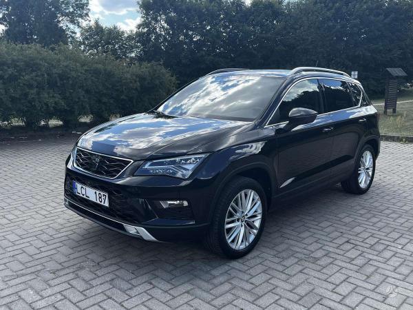 Черный Сеат Ateca 2017 в Вильнюс, объемом двигателя 1.97 л и пробегом 80 тыс. км за 15800 €, фото 1 на AUTOMOTO.COM.LV