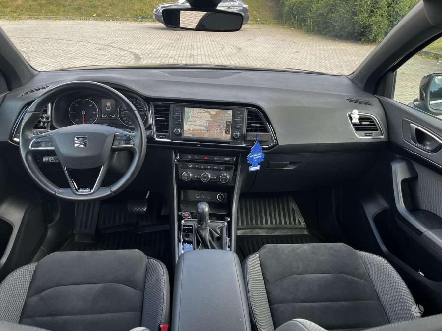 Black SEAT Ateca 2017 in Vilnius, with an engine capacity of 1.97 L and mileage of 80 thousand km for 15800 €, photo 10 on AUTOMOTO.COM.LV
