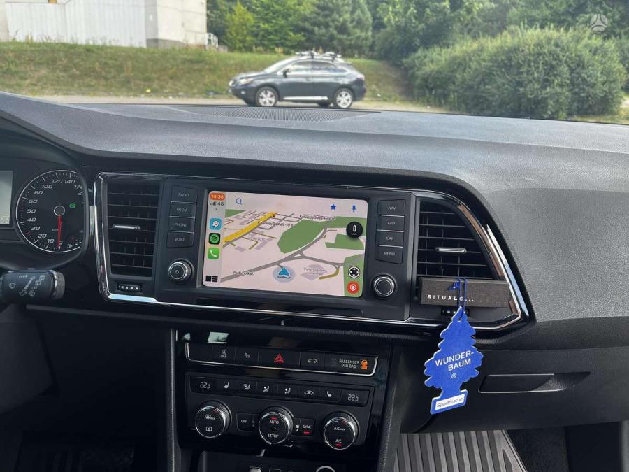 Black SEAT Ateca 2017 in Vilnius, with an engine capacity of 1.97 L and mileage of 80 thousand km for 15800 €, photo 16 on AUTOMOTO.COM.LV