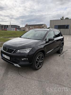 Black SEAT Ateca 2017 in Riga, with an engine capacity of 2.00 L and mileage of 163 thousand km for 15500 €, photo 3 on AUTOMOTO.COM.LV
